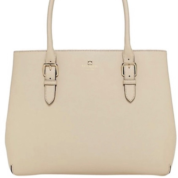 kate spade | Bags | Kate Spade Cove Street Ariel Large Tote Bag Nude ...